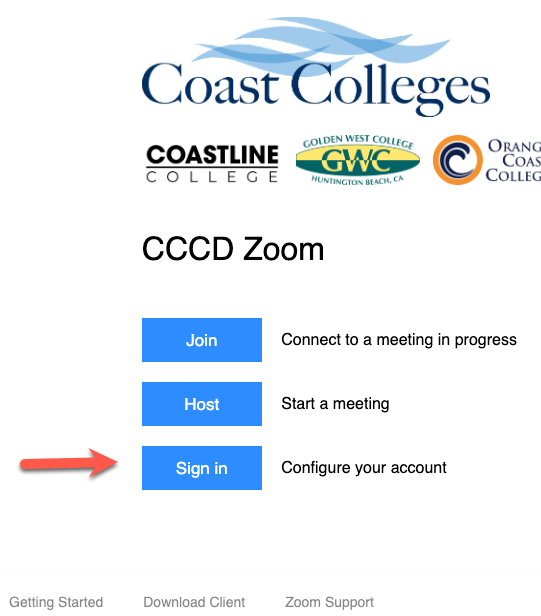 Sign In to CCCD Zoom – OCC Canvas Support