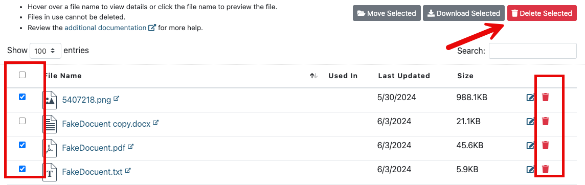 Using TidyUP – OCC Canvas Support